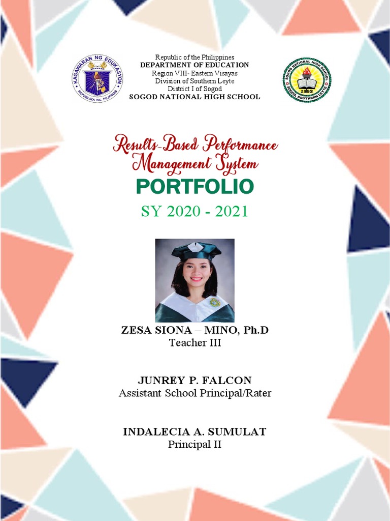 My Rpms Cover Page 2020-2021 | PDF | Wellness