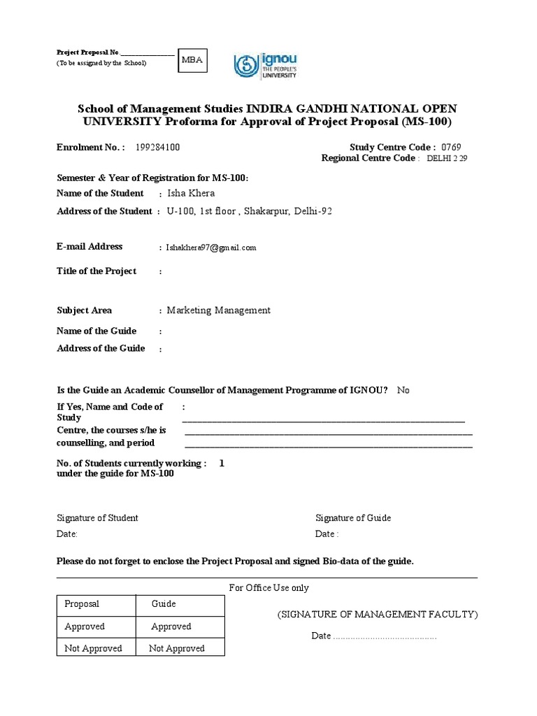 School of Management Studies INDIRA GANDHI NATIONAL OPEN UNIVERSITY ...