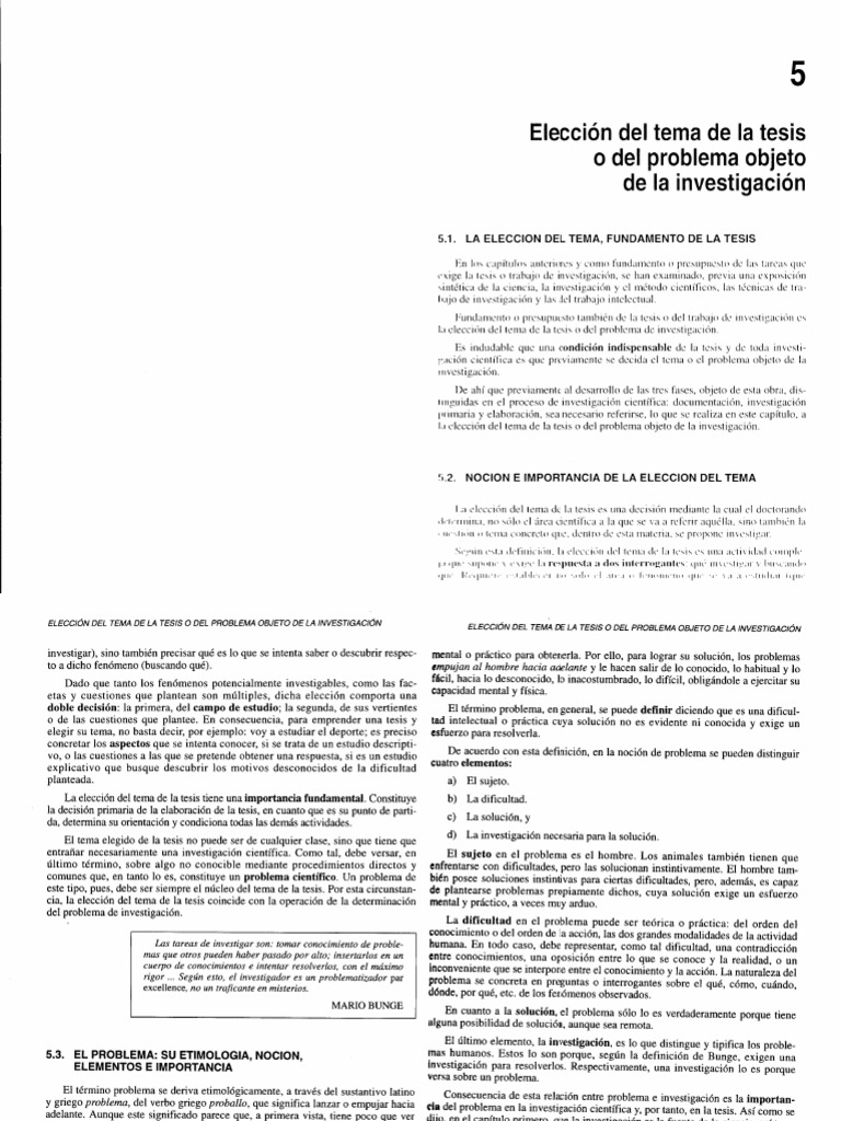 08 Sierra Bravo Cap5 Eleccion Del Tema | PDF | Empirismo | Teoría