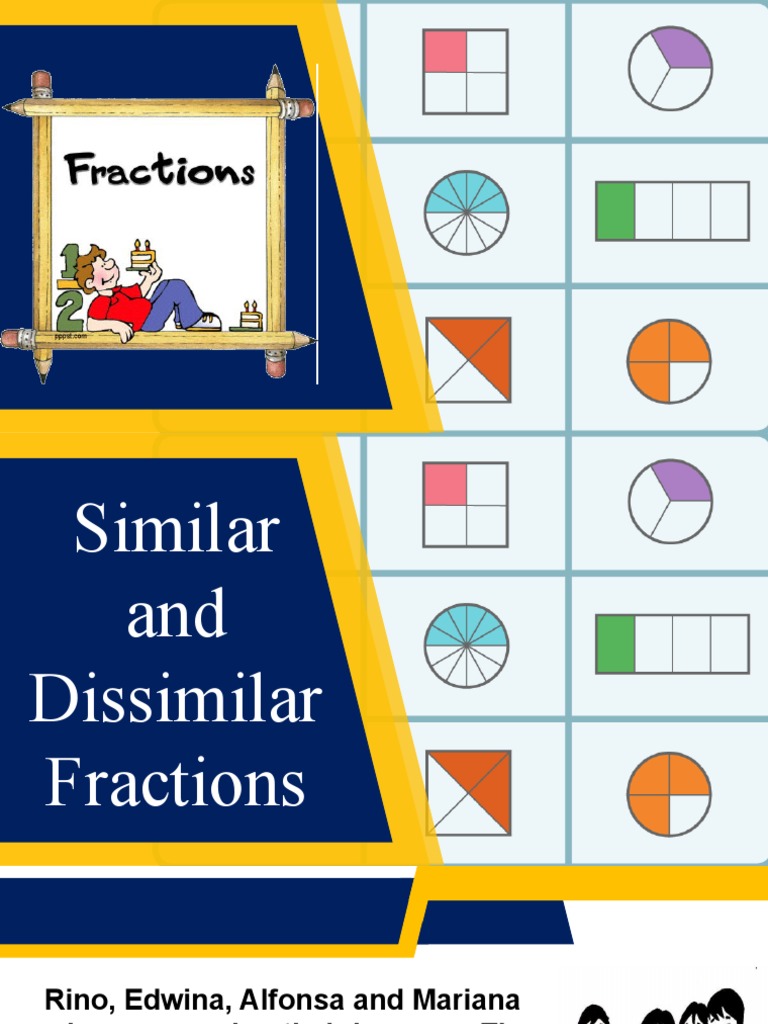 Understanding Similar and Dissimilar Fractions | PDF | Lexicology ...