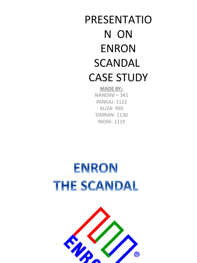 Enronppt 170327175809 | PDF | Enron | Sarbanes–Oxley Act