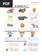Taller de Refuerzo Sílabas Inversas As Es Is Os Us | PDF