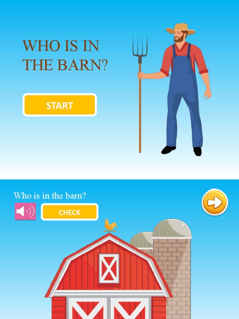 Who Is in the Barn? | PDF