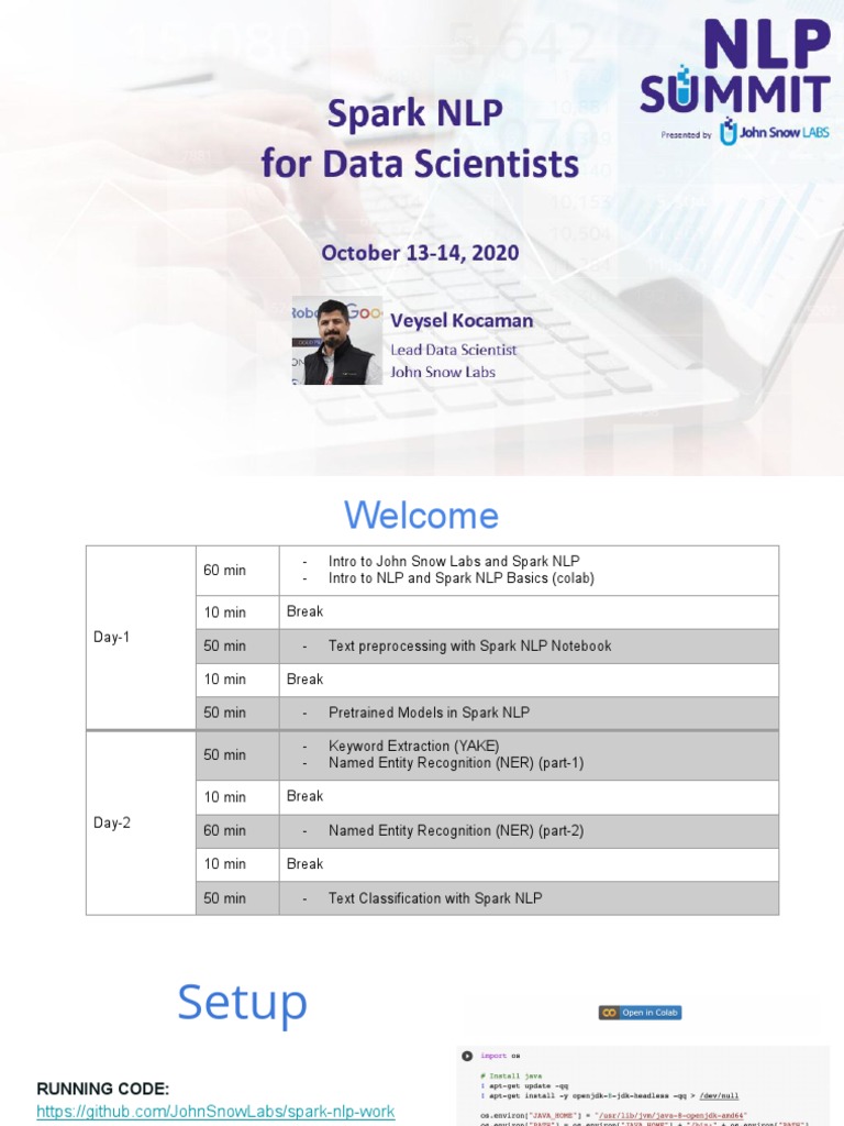 Spark NLP Training-Public-Oct 2020 | PDF | Artificial Intelligence ...