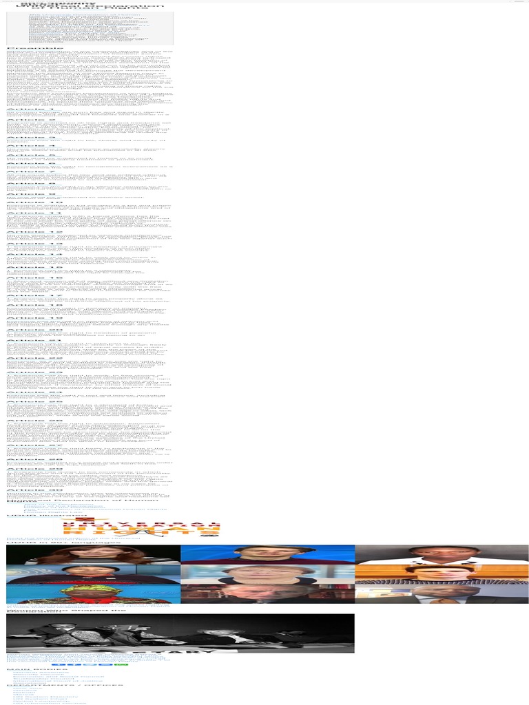Universal Declaration of Human Rights United Nations | PDF | Human ...