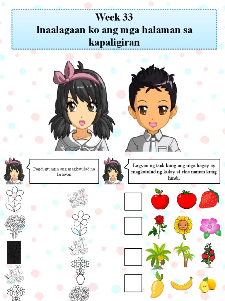 Week 33 - Worksheet | PDF