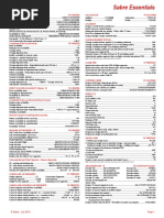 Sabre Cheat Sheet Cali | PDF
