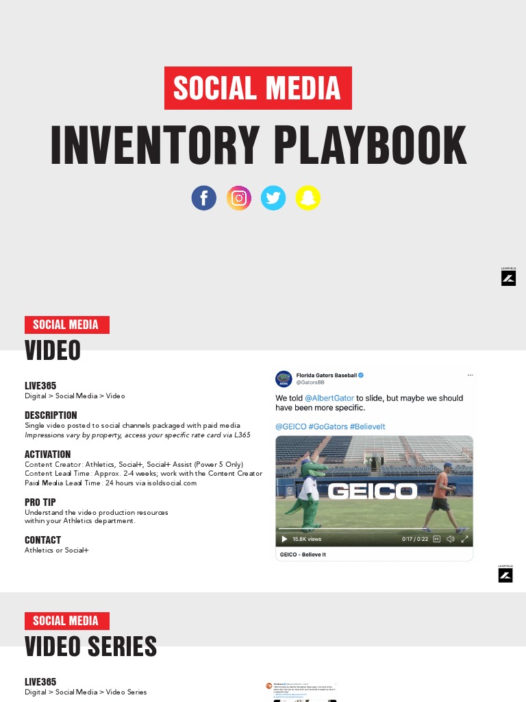 Social Media Playbook | PDF | Pay Television | Social Media