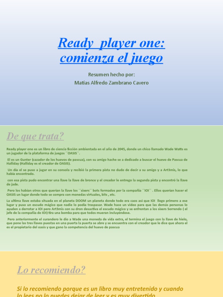 Ready Player One | PDF