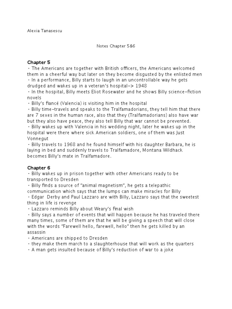 Notes Chapter 5-6 John Hersey Hiroshima | PDF