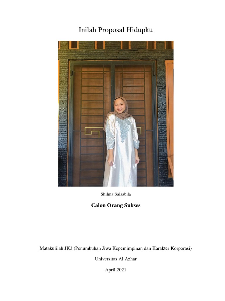 Proposal Hidup - Shilma Salsabila | PDF