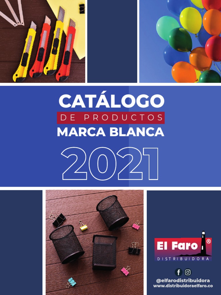 Catálogo Marca Blanca | PDF | Implementos de escritura | Herramientas