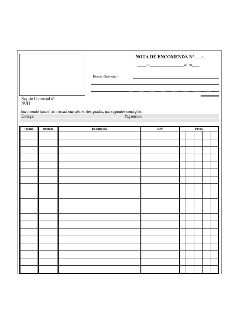 Documentos Comerciais Modelos | PDF | Business