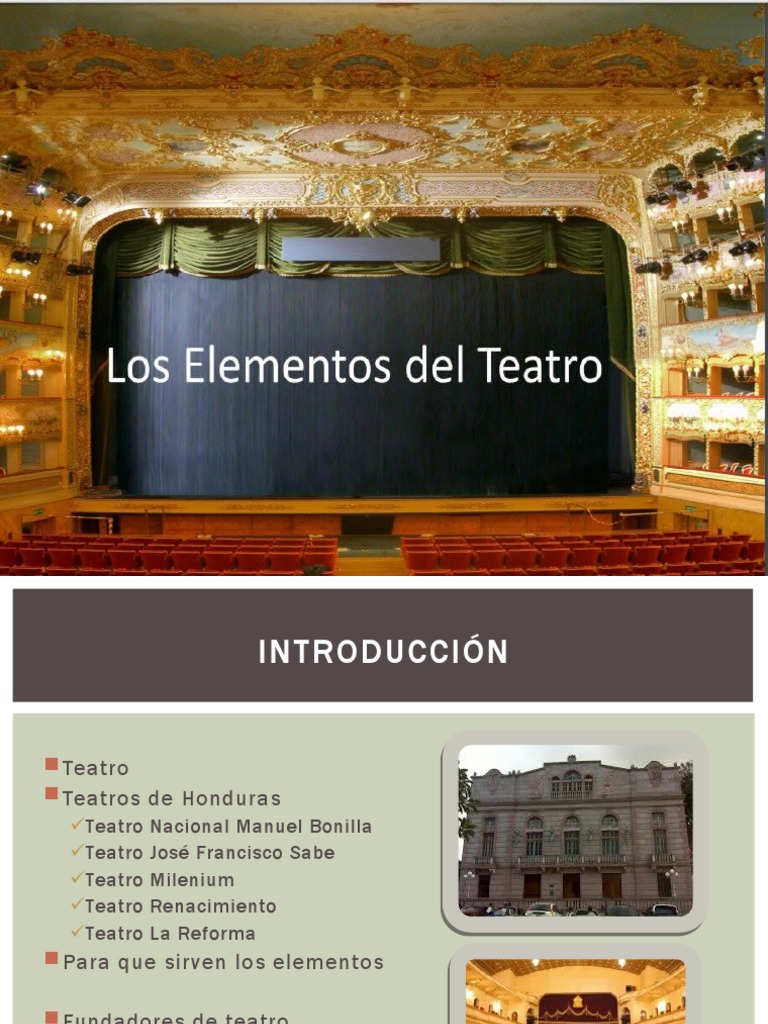 Los Elementos Teatrales | PDF