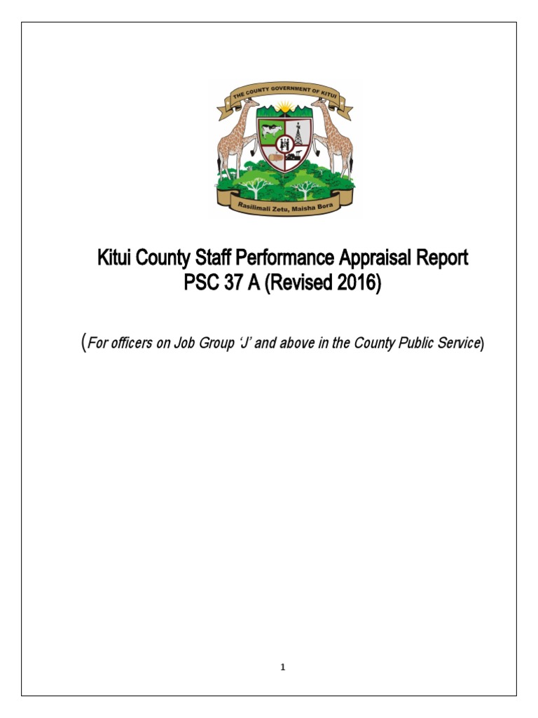 PSC 37 A Revised | PDF | Performance Appraisal | Systems Psychology
