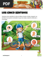 Los Cinco Sentidos para Niños de 5 Años | PDF