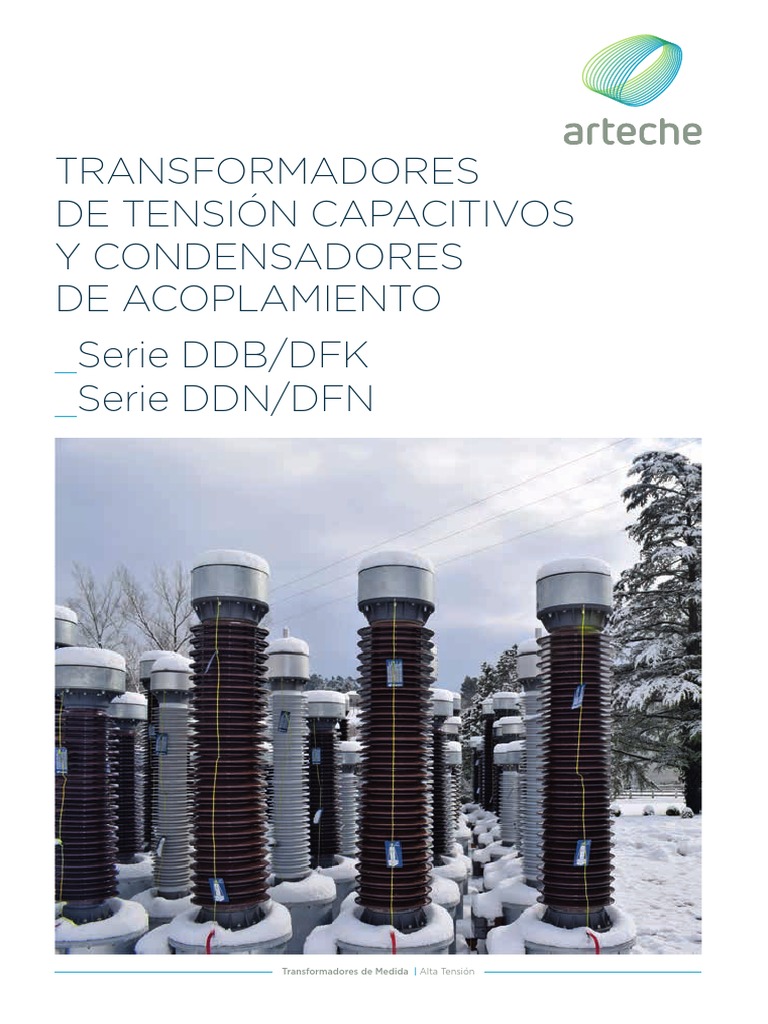 ARTECHE CT Capacitivos ES | PDF | Transformador | Condensador