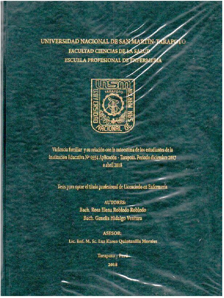 ENFERMERIA - Rosa Elena Robledo Robledo & Genelis Hidalgo Ventura | PDF ...