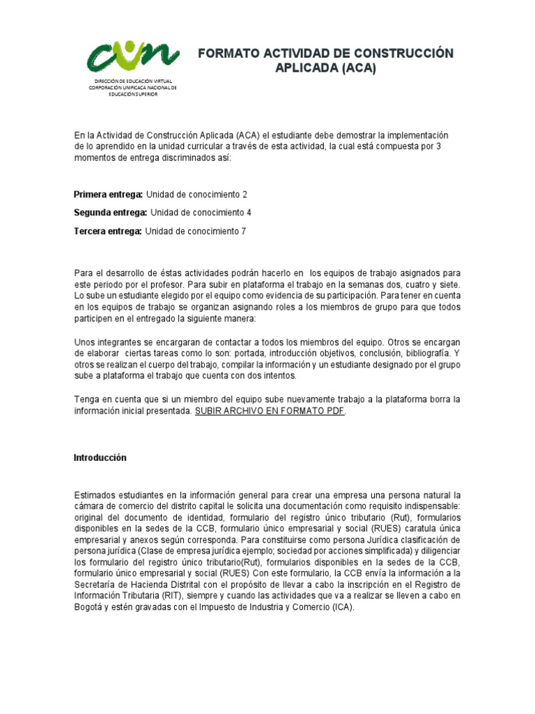 ACA Indicaciones Aca Contabilidad 1,2,3 | PDF | Contabilidad | Economias