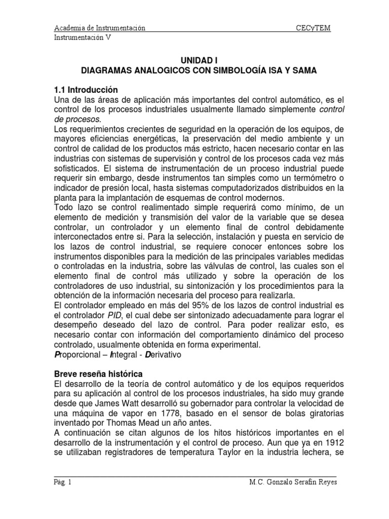 Simbología Isa y Sama | PDF | Sistema de control | Controlador lógico ...