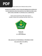 PTK Pembelajaran Tematik Kelas III SD | PDF