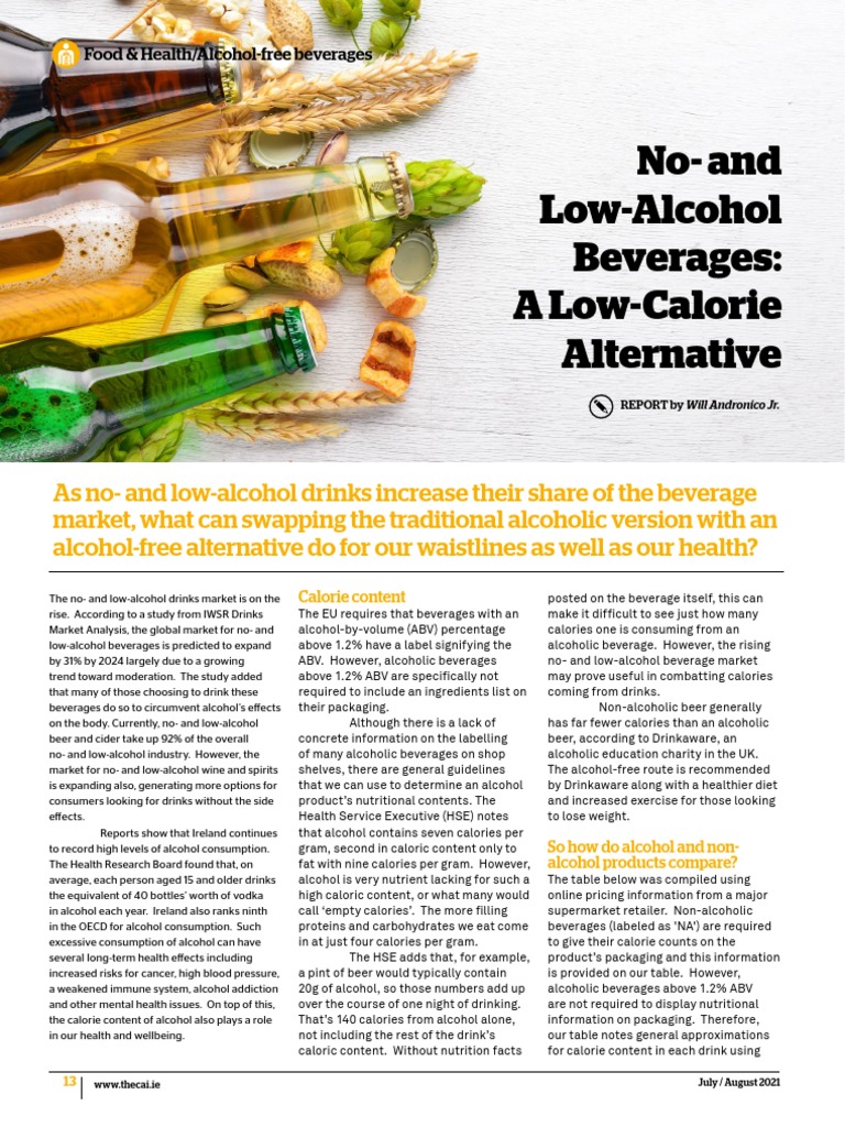 Alcohol-Free Beverages - Julyaugust 2021 1 | PDF | Alcoholic Drinks | Drink