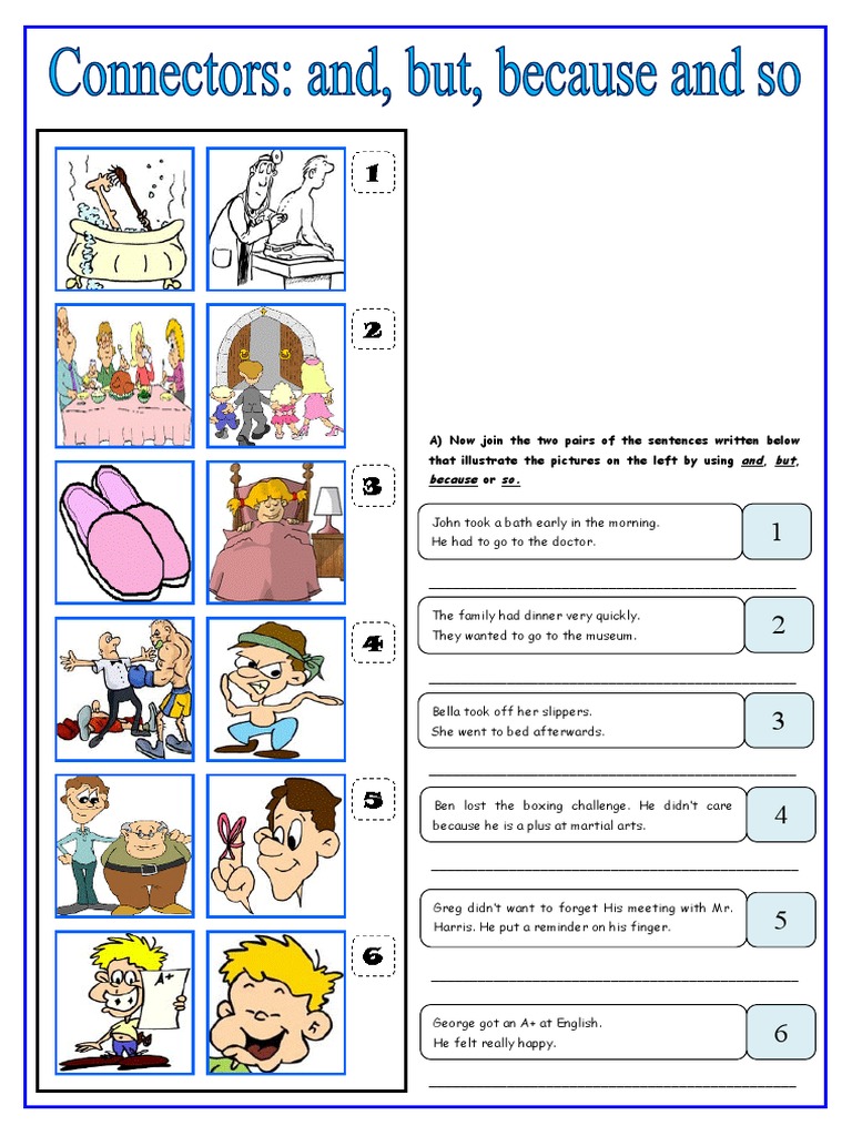 Connectors Are Used To Join and Connect Clauses. They Express Different ...