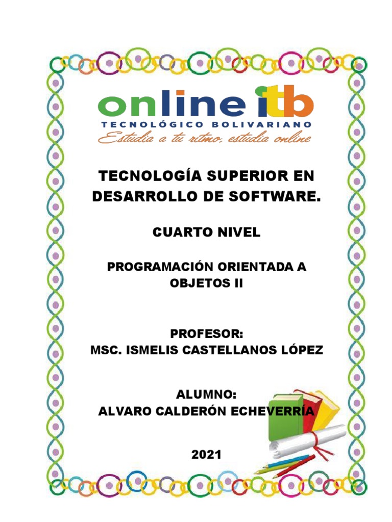 Tarea #3 Pooii - Asce-N4 | PDF | Paradigmas de programación | Gestión ...