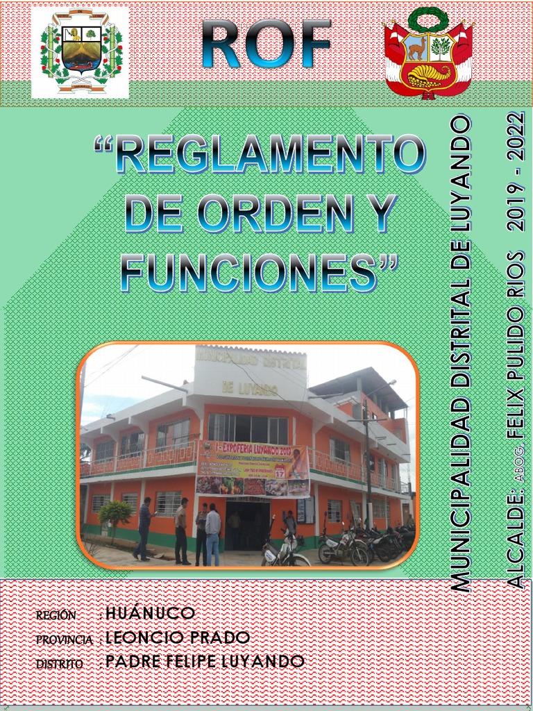 ROF NARANJILLO 2019 Ok Katy | PDF | Gobierno local | Alcalde