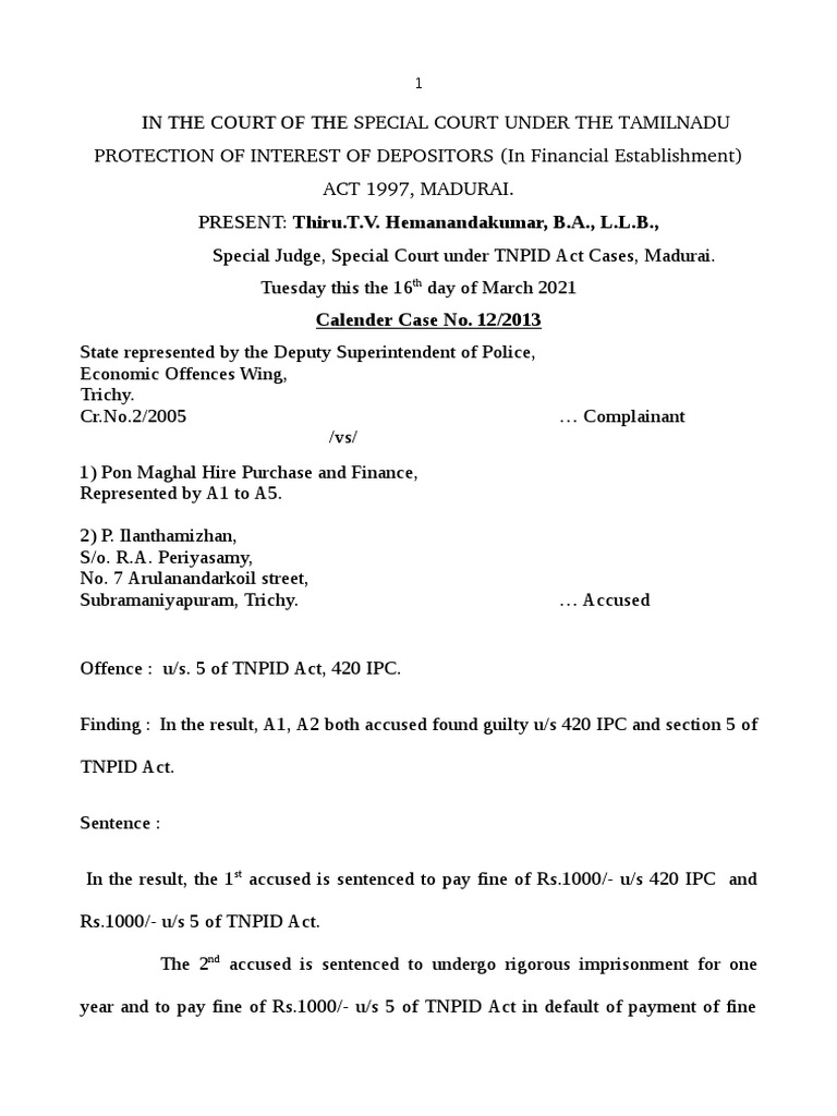CC 12 2013pdf | PDF | Fine (Penalty) | Sentence (Law)