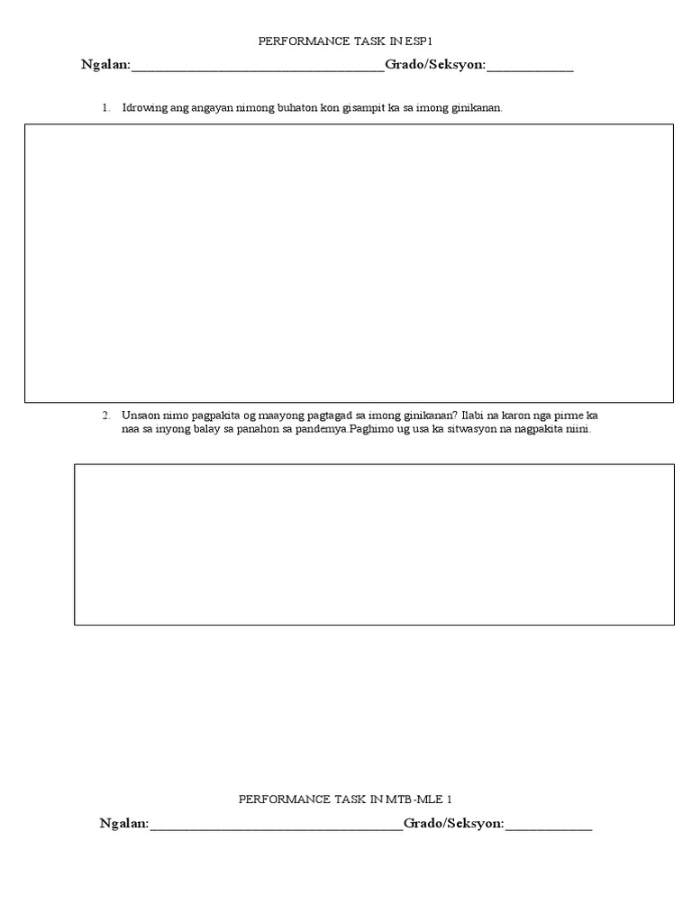 Performance Task 4 | PDF