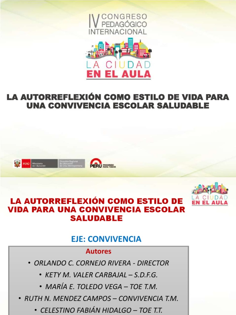 La Autoreflexion Como Un Estilo de Vida | PDF | Educación avanzada ...