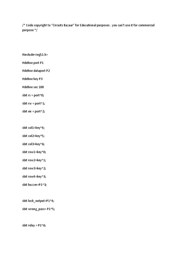 Password Circuit Breaker Code | PDF | Computer Programming | Software ...