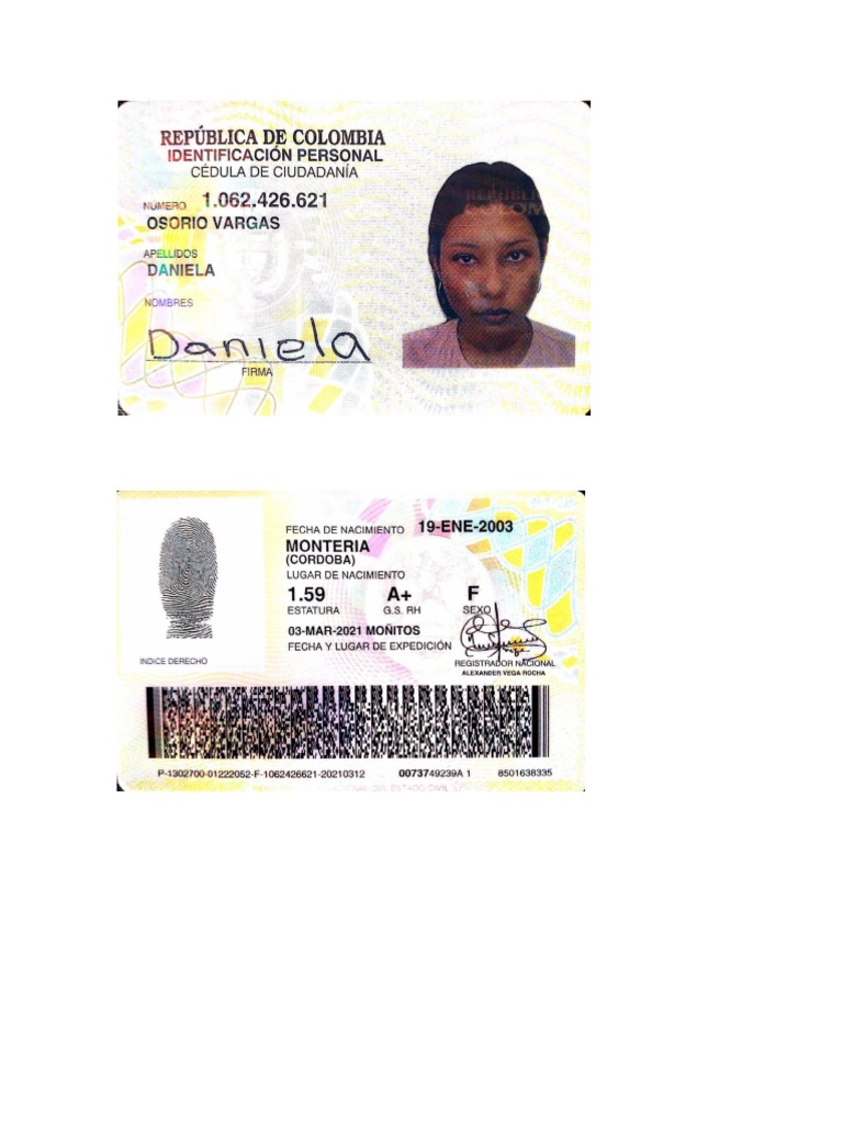 Daniela Cedula | PDF