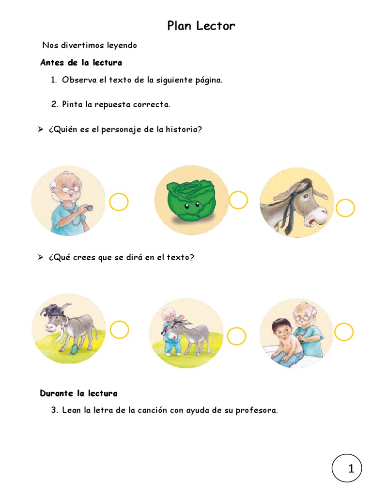 Actividades sobre "A mi burro" | PDF | Ajedrez | Juegos y actividades