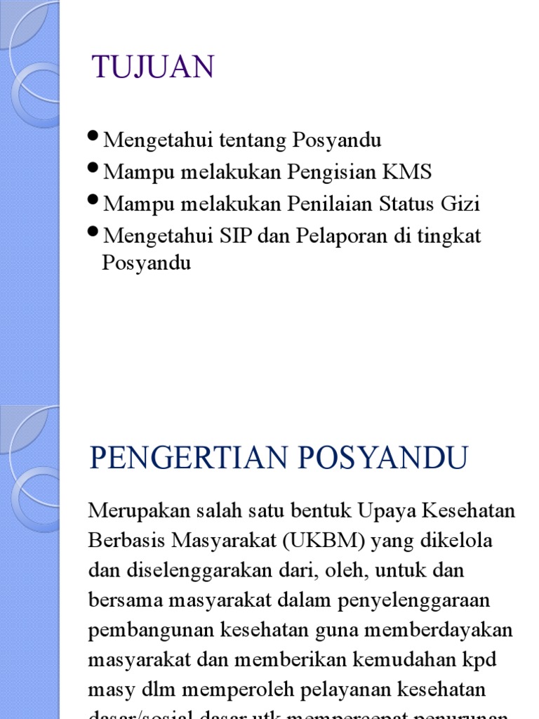 Panduan Pengisian KMS di Posyandu | PDF
