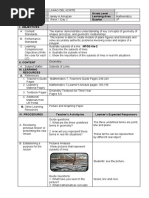 Detailed Lesson Plan On Points | PDF | Lesson Plan | Line (Geometry)