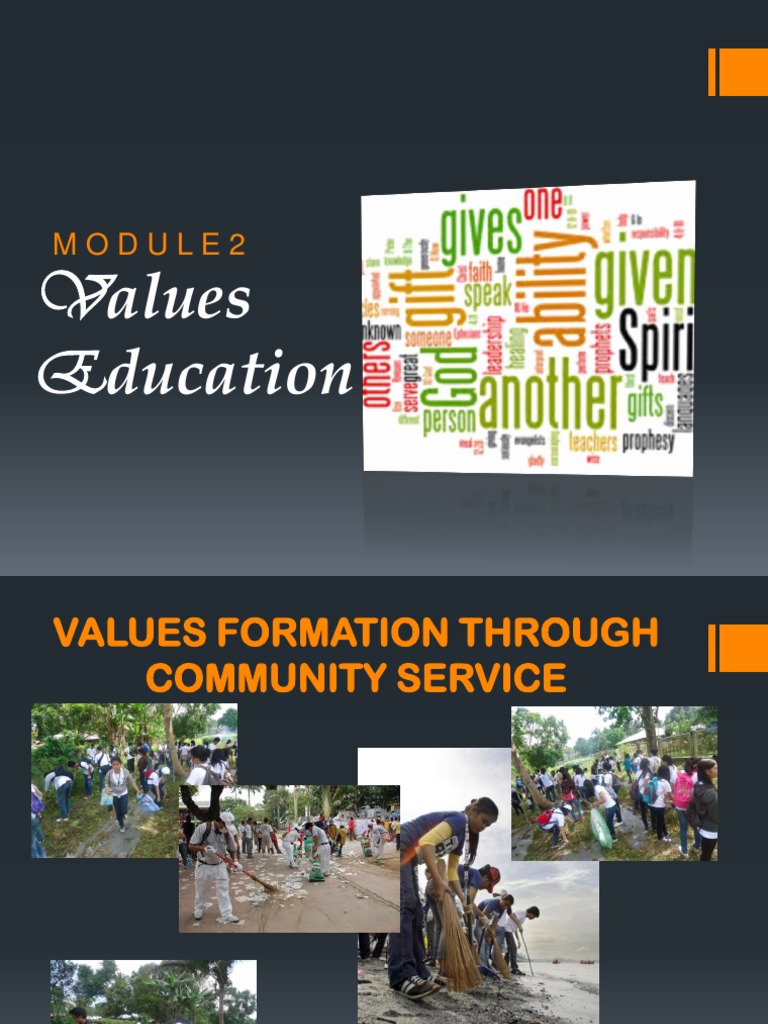Forming Values Through Community Service: An Analysis of the Role of ...