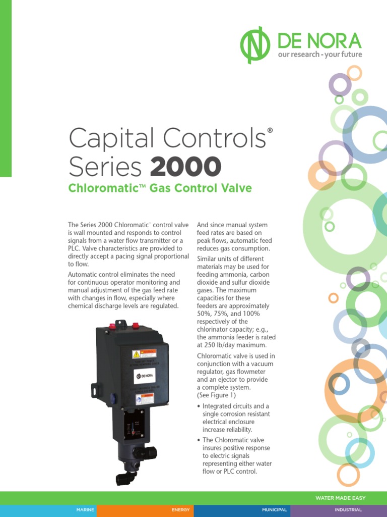 Capital Controls Series 2000: Chloromatic™ Gas Control Valve | PDF ...
