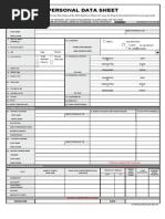 CS Form No. 212 Revised-2017 Personal-Data-Sheet | PDF | Government ...