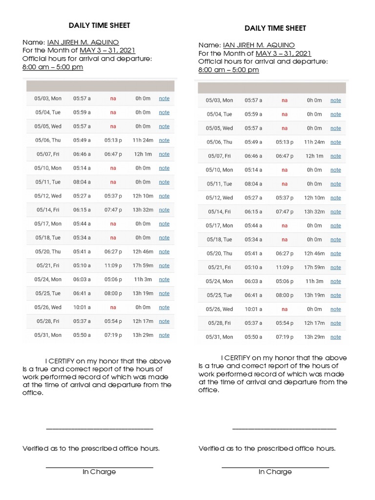 Open Time Clock DTR | PDF