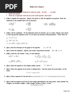 Learning Module: Mathematics Grade 9 Quarter 1 | PDF | Quadratic ...