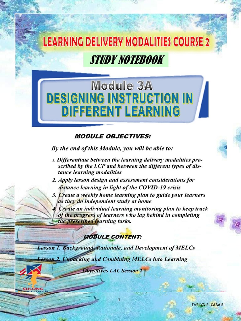 LDM Module 3A | PDF | Educational Assessment | Learning