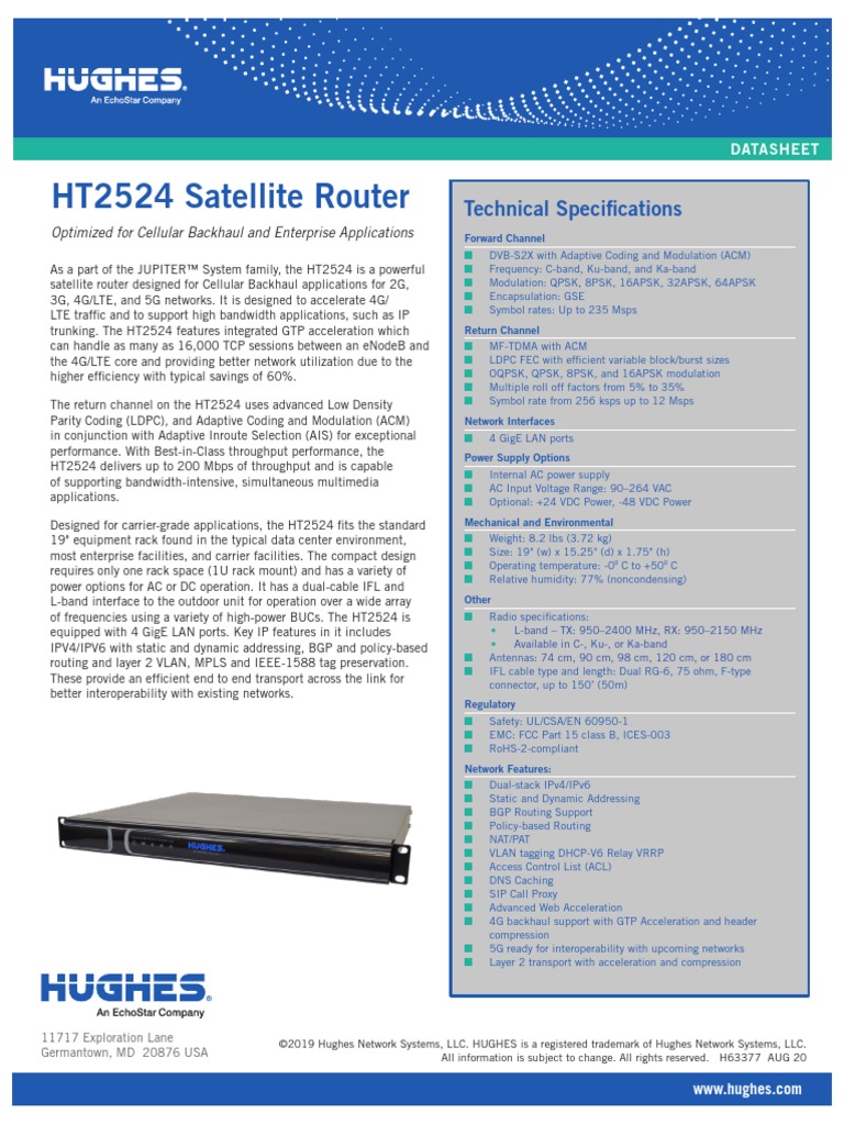 HT2524 Datasheet 082420 | PDF | I Pv6 | 4 G