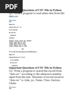 Revision Notes - Chapter 2 Python Revision Tour 2 - CBSE Computer ...