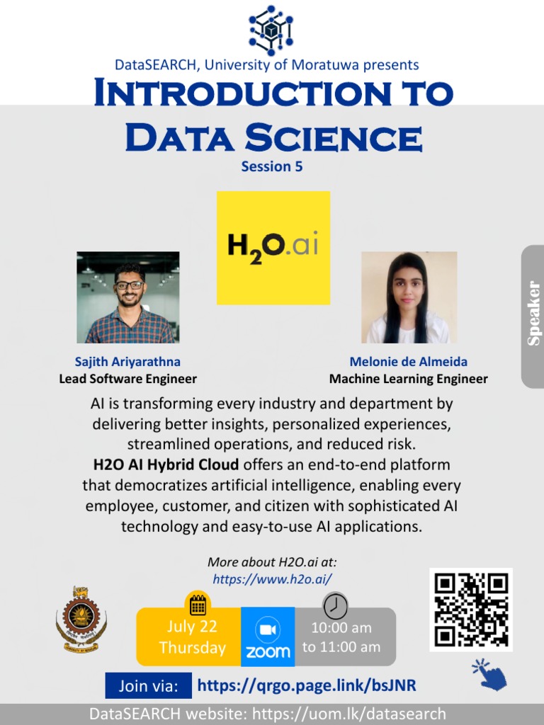 CSE Data Science Lecture - Poster - Jul 22 | PDF