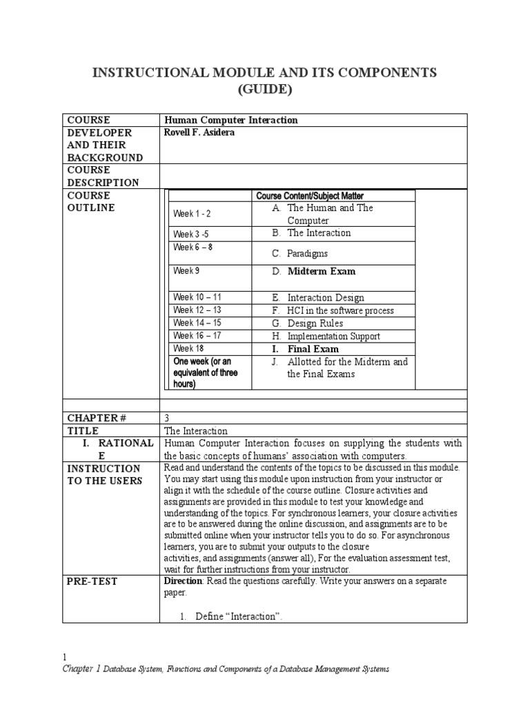 HCI - Module 3 | PDF | System | Human–Computer Interaction