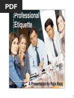 Workplace Etiquette Manners | PDF | Etiquette | Conversation