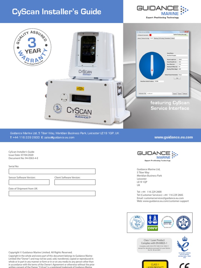 MK4 CyScan Installers Guide | PDF