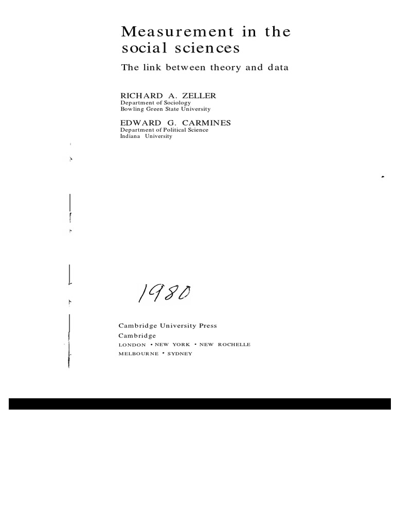Measurement in Social Sciences Explained | PDF | Validity (Statistics ...